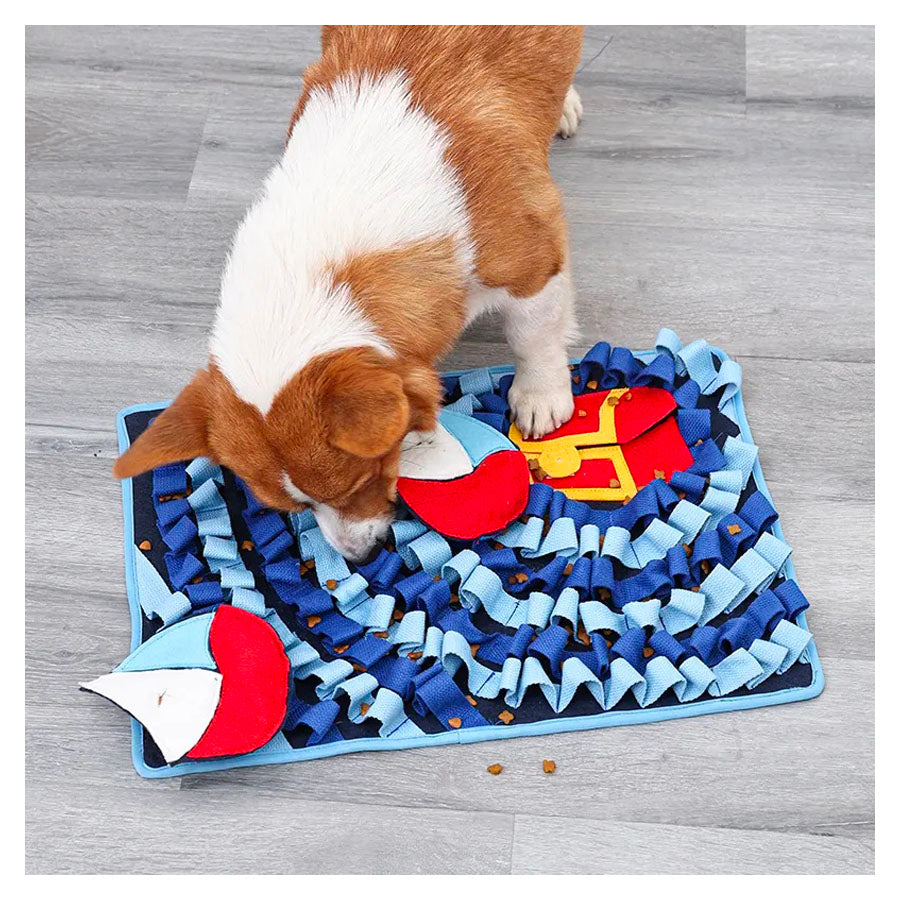 Ocean sailing themed dog snuffle mat – Teddys