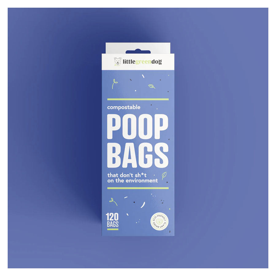 Little Green Dog Compostable Poop Bags 120 Pack – Teddys